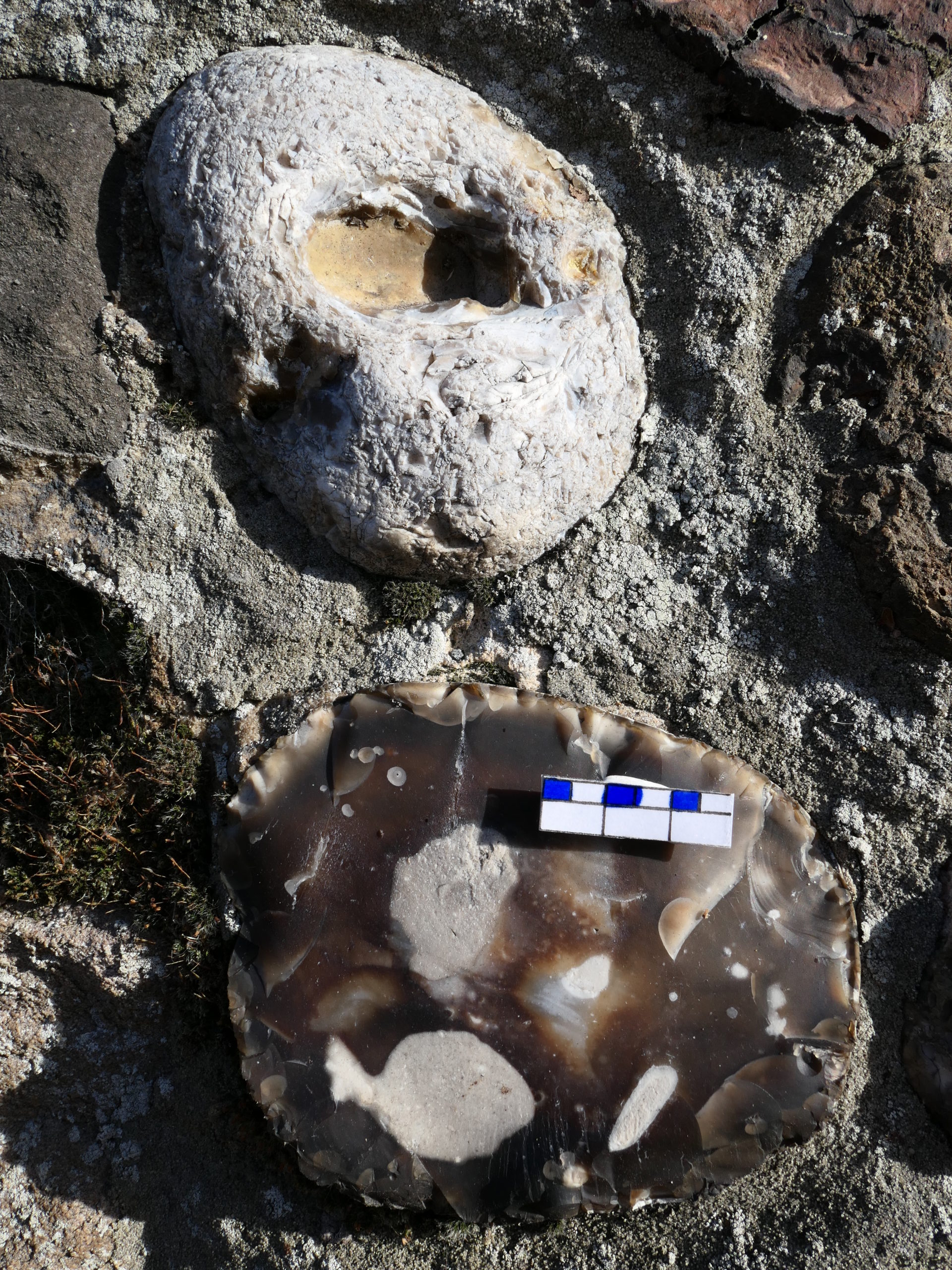 Live flint-knapping demonstration - GroundWork